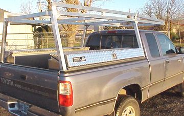 Pickup Truck; Semi Tool boxes, Cab guards, Pickup Headache Racks, bed ...